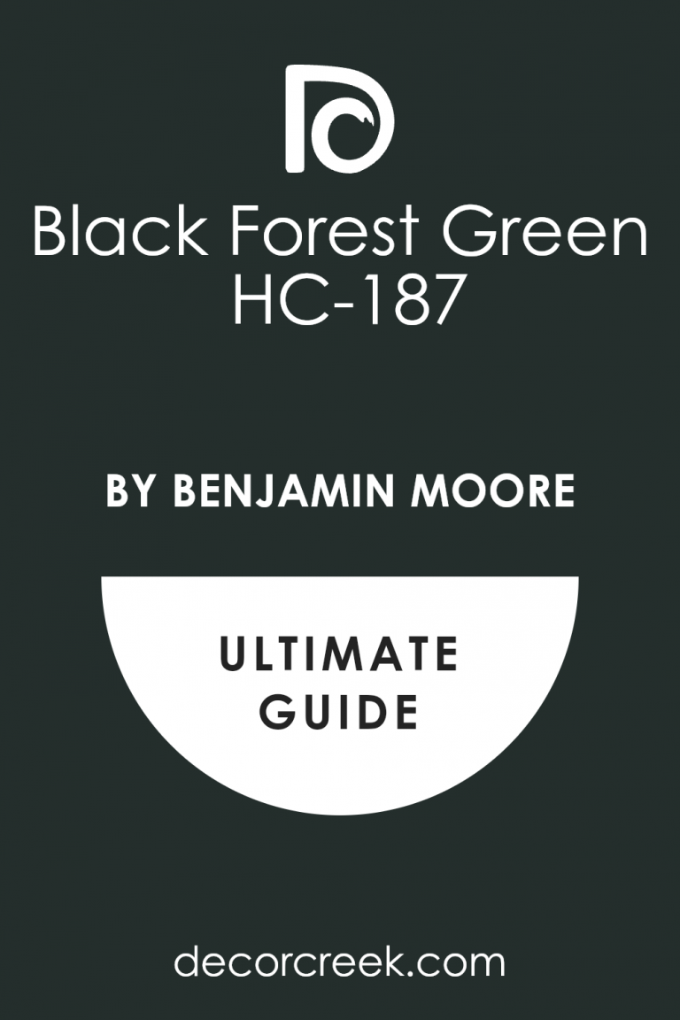 Black Forest Green HC-187 Paint Color by Benjamin Moore - DecorCreek