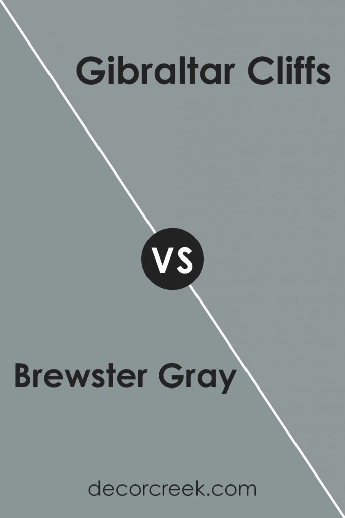 Brewster Gray HC-162 Paint Color by Benjamin Moore - DecorCreek