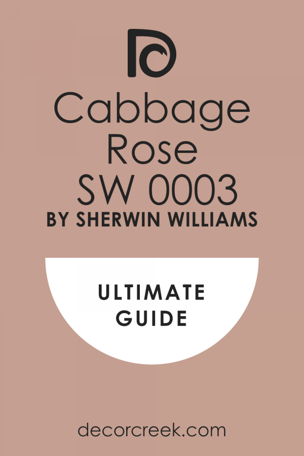 Cabbage Rose SW 0003 Paint Color by Sherwin Williams - DecorCreek