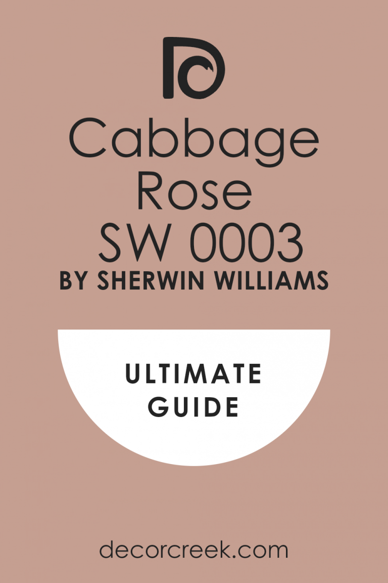 Cabbage Rose SW 0003 Paint Color by Sherwin Williams - DecorCreek