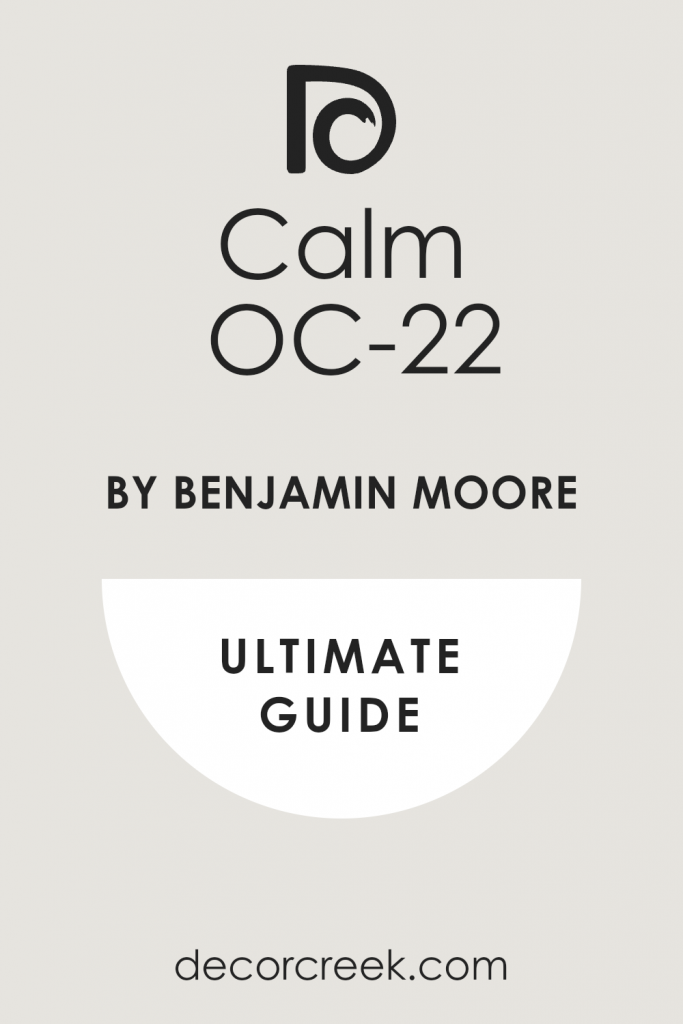 Calm OC-22 Paint Color by Benjamin Moore - DecorCreek