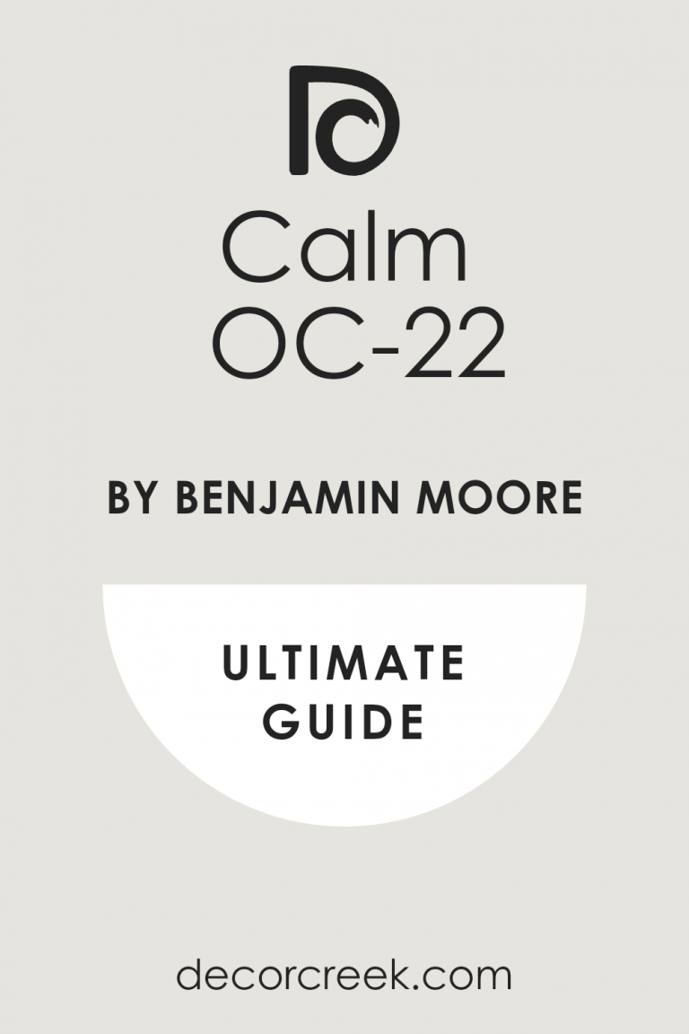 Calm OC-22 Paint Color by Benjamin Moore - DecorCreek