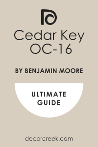 Cedar Key OC-16 Paint Color by Benjamin Moore - DecorCreek