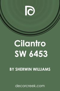Cilantro SW 6453 Paint Color by Sherwin Williams - DecorCreek