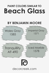 Beach Glass 1564 Paint Color by Benjamin Moore - DecorCreek