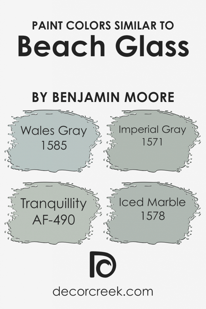 Beach Glass 1564 Paint Color by Benjamin Moore - DecorCreek