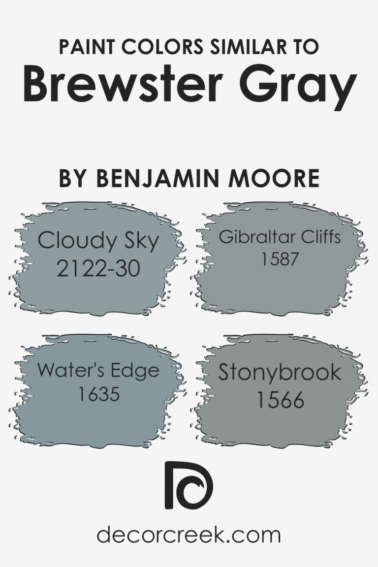 Brewster Gray HC-162 Paint Color by Benjamin Moore - DecorCreek