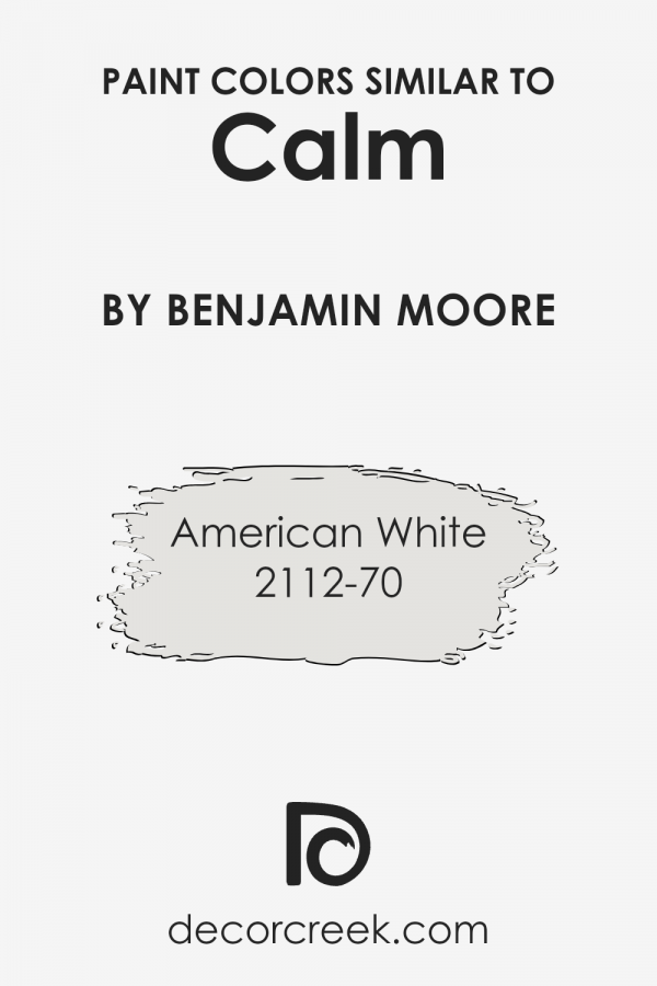 Calm OC-22 Paint Color by Benjamin Moore - DecorCreek