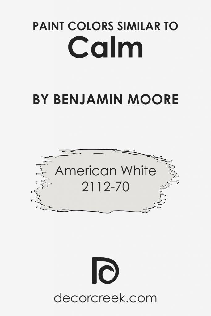 Calm OC-22 Paint Color by Benjamin Moore - DecorCreek