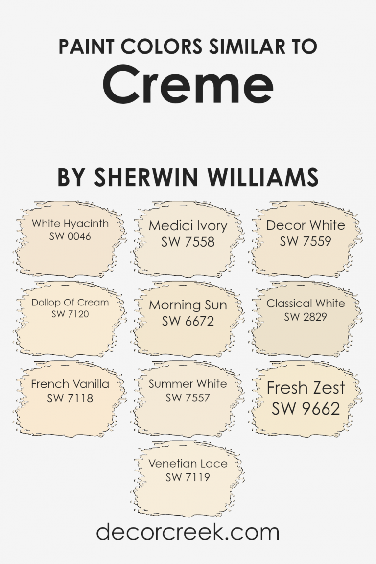 Creme SW 7556 Paint Color by Sherwin Williams - DecorCreek