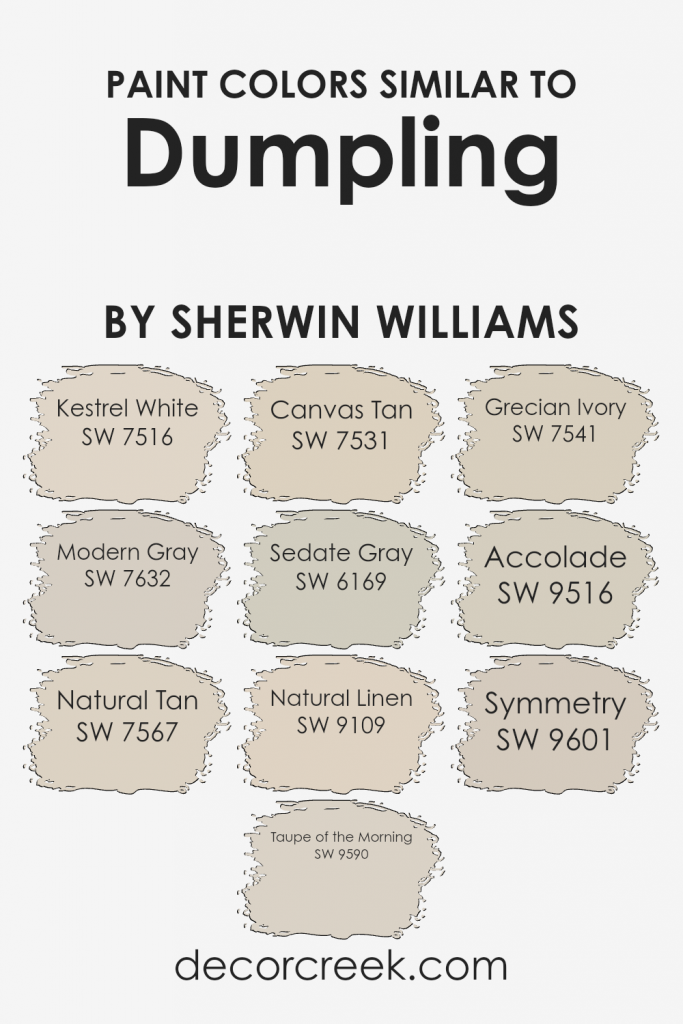 Dumpling SW 9616 Paint Color by Sherwin Williams - DecorCreek