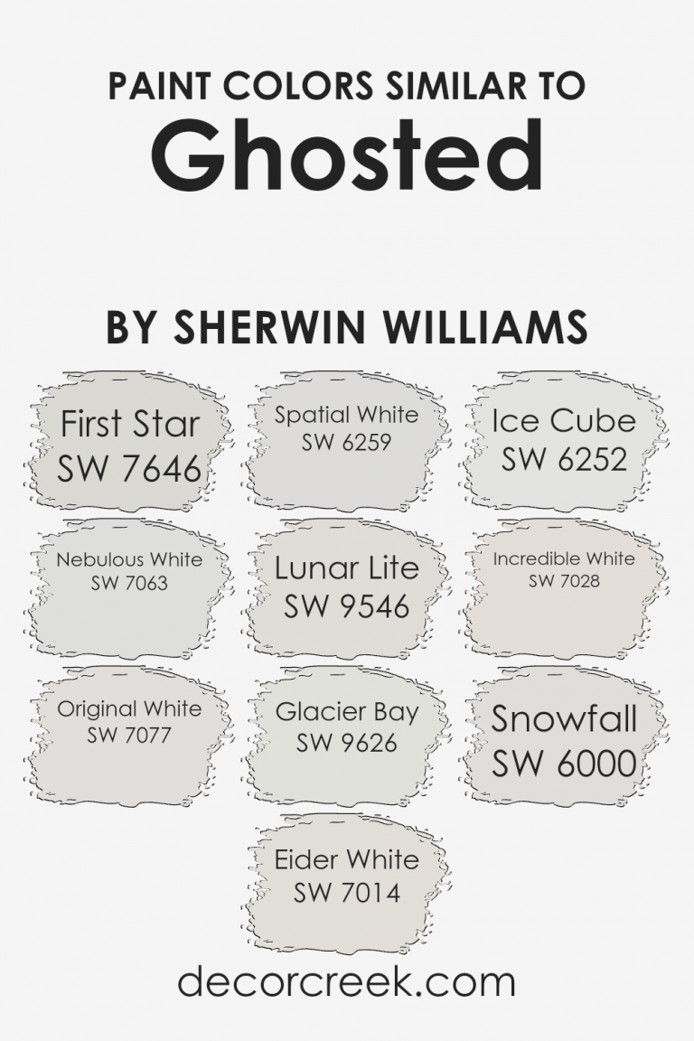 Ghosted SW 9545 Paint Color by Sherwin Williams - DecorCreek