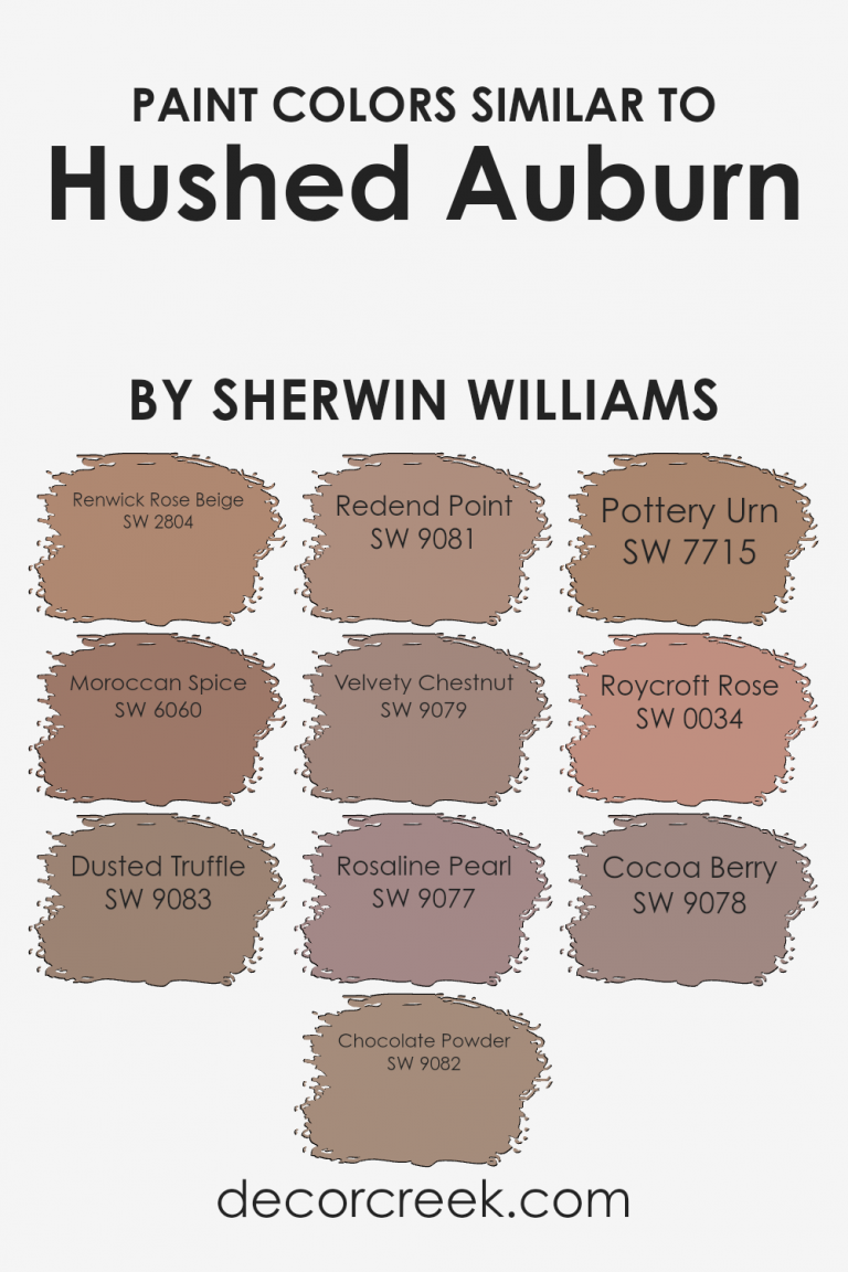 Hushed Auburn SW 9080 Paint Color by Sherwin Williams - DecorCreek