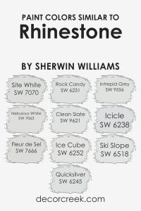 Rhinestone SW 7656 Paint Color by Sherwin Williams - DecorCreek