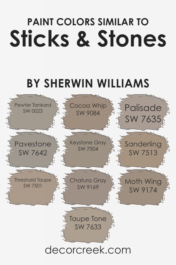 Sticks & Stones SW 7503 Paint Color by Sherwin Williams - DecorCreek
