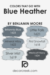 Blue Heather 1620 Paint Color by Benjamin Moore - DecorCreek