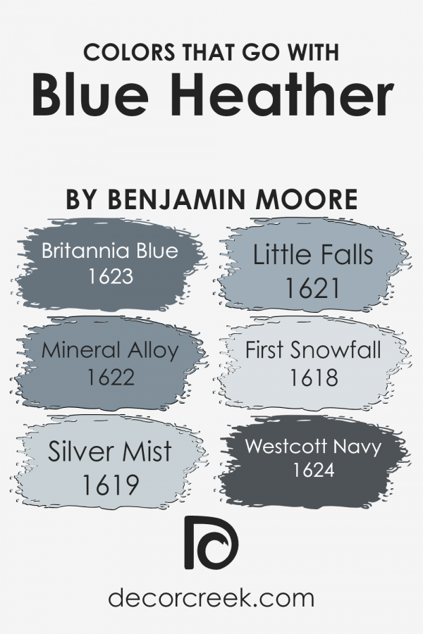 Blue Heather 1620 Paint Color by Benjamin Moore - DecorCreek