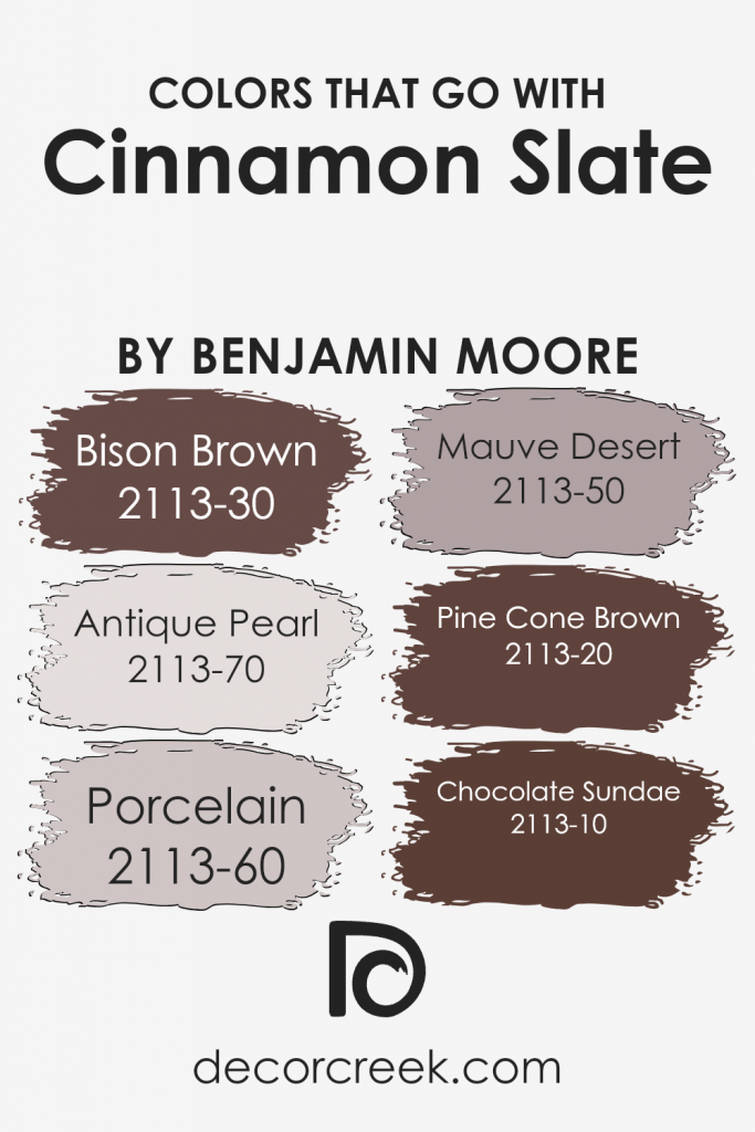 Cinnamon Slate 2113-40 Paint Color by Benjamin Moore - DecorCreek