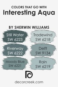 Interesting Aqua SW 6220 Paint Color by Sherwin Williams - DecorCreek