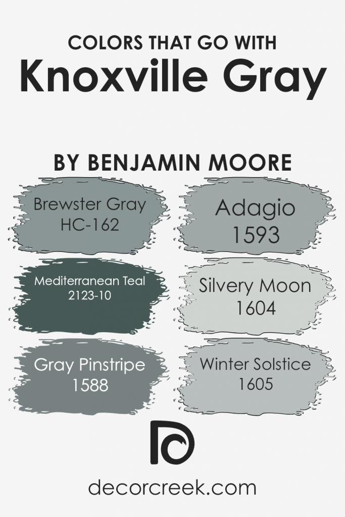 Knoxville Gray HC-160 Paint Color by Benjamin Moore - DecorCreek