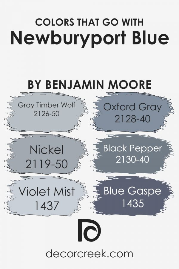 Newburyport Blue HC-155 Paint Color by Benjamin Moore - DecorCreek