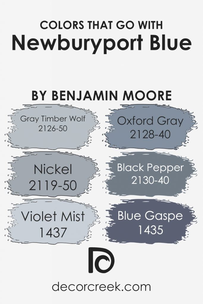 Newburyport Blue HC-155 Paint Color by Benjamin Moore - DecorCreek