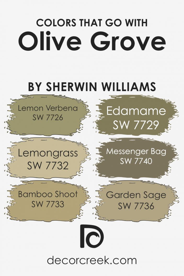Olive Grove SW 7734 Paint Color by Sherwin Williams - DecorCreek