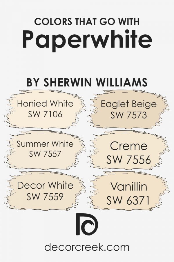 Paperwhite SW 7105 Paint Color by Sherwin Williams - DecorCreek