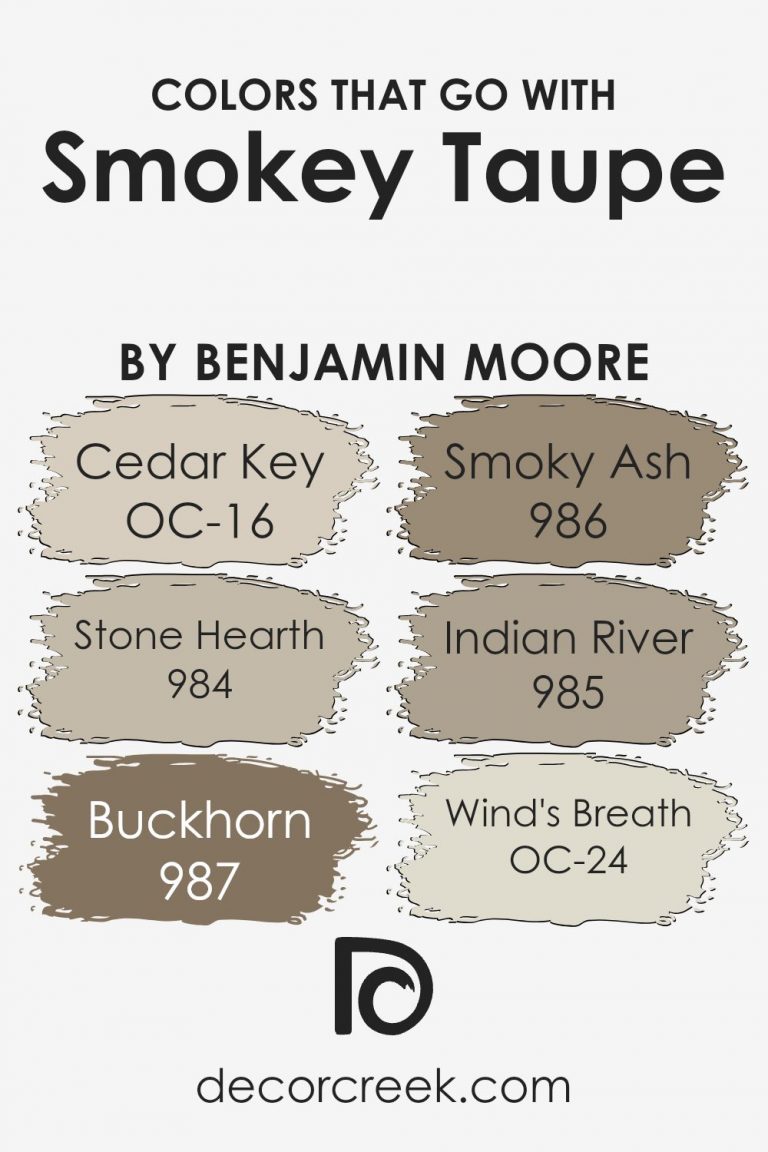 Smokey Taupe 983 Paint Color by Benjamin Moore - DecorCreek
