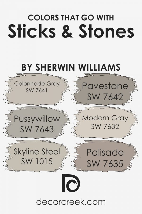 Sticks & Stones SW 7503 Paint Color by Sherwin Williams - DecorCreek