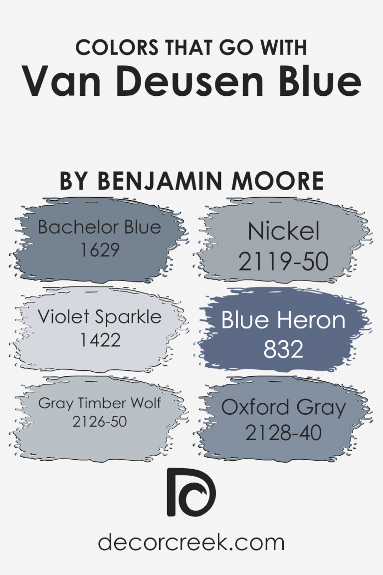 Van Deusen Blue HC-156 Paint Color by Benjamin Moore - DecorCreek