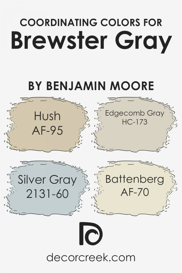 Brewster Gray HC-162 Paint Color by Benjamin Moore - DecorCreek