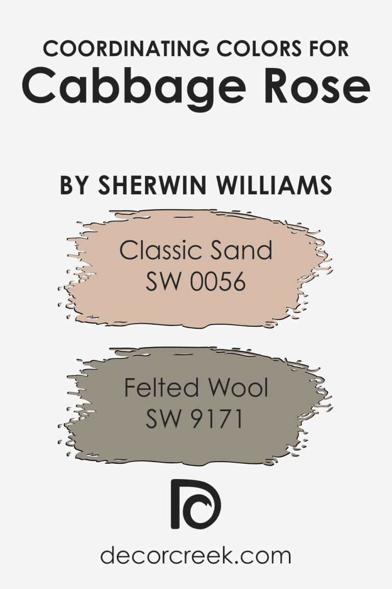 Cabbage Rose SW 0003 Paint Color by Sherwin Williams - DecorCreek