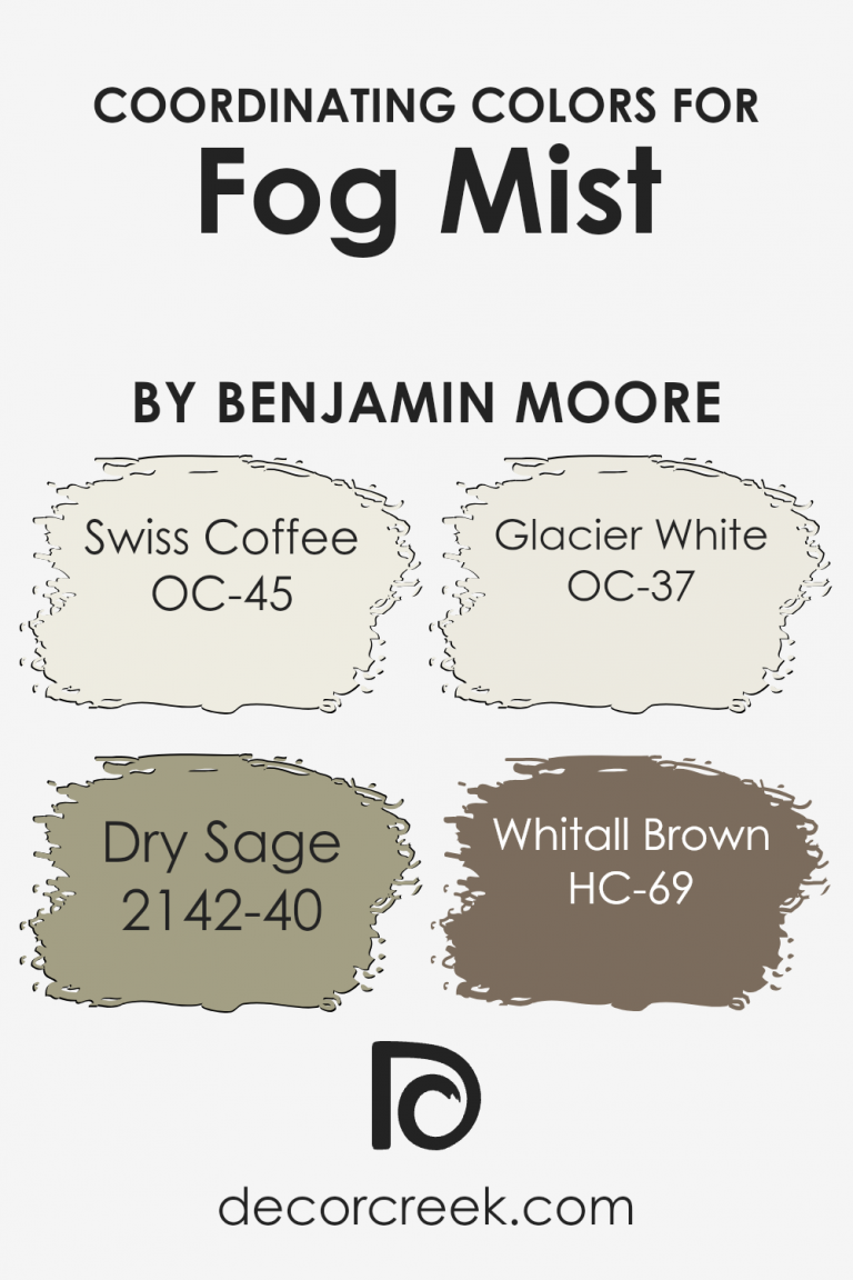 Fog Mist OC-31 Paint Color by Benjamin Moore - DecorCreek