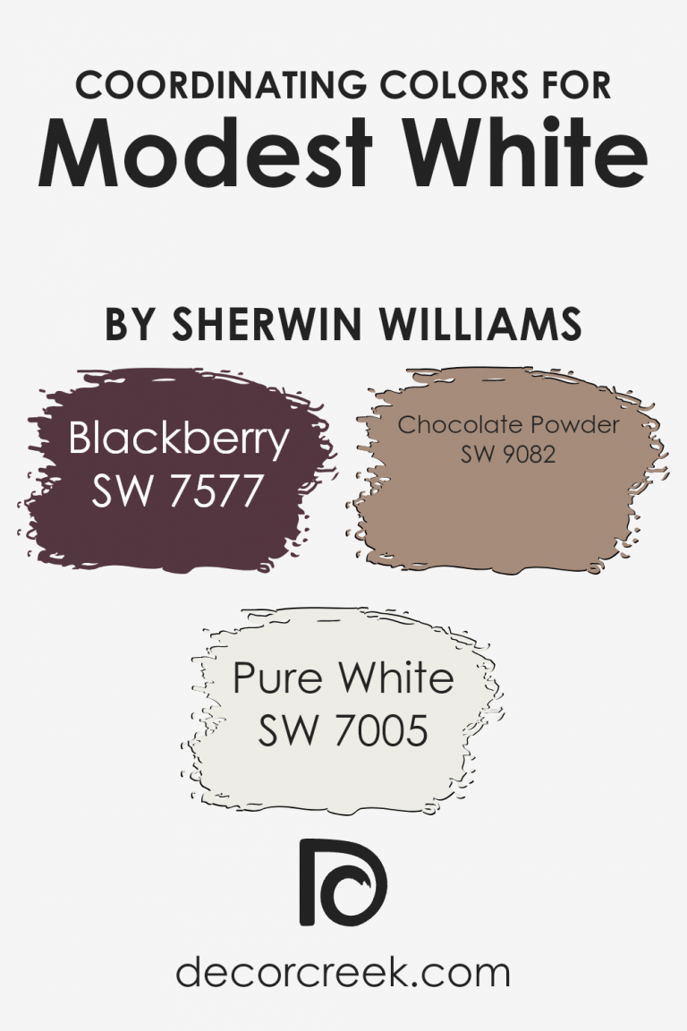 Modest White SW 6084 Paint Color by Sherwin Williams - DecorCreek
