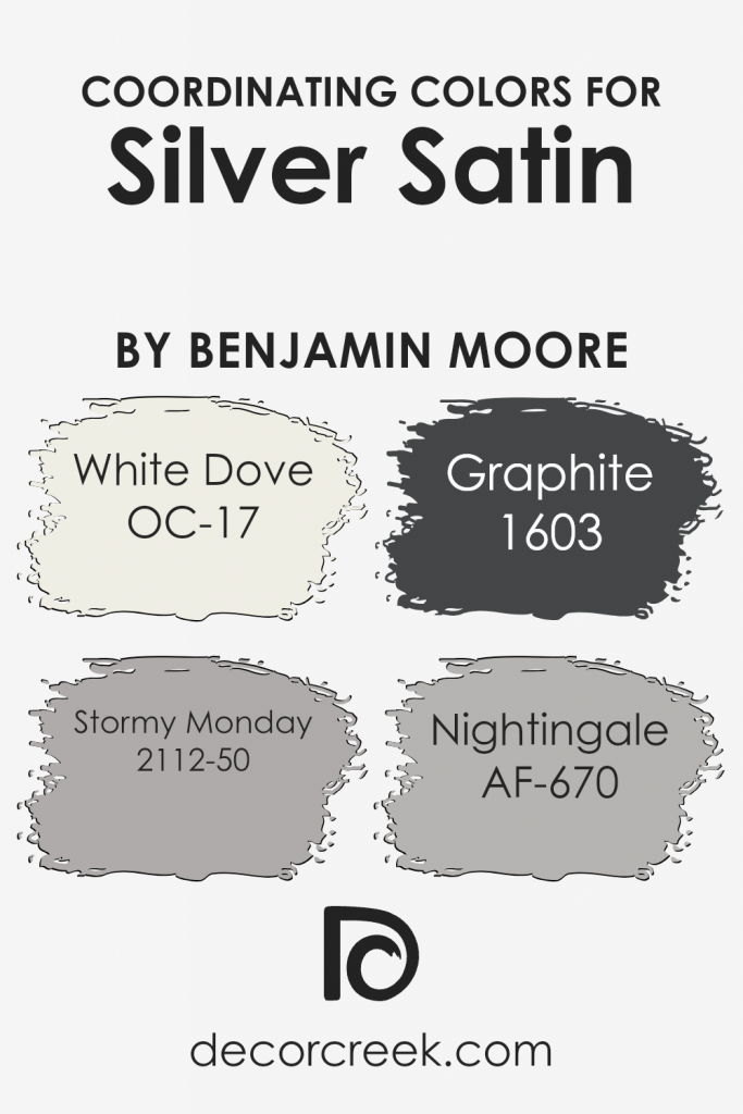 Silver Satin OC-26 Paint Color by Benjamin Moore - DecorCreek