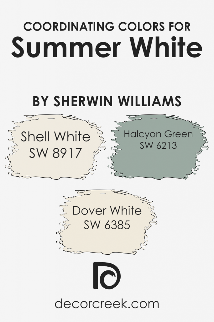 Summer White SW 7557 Paint Color by Sherwin Williams - DecorCreek