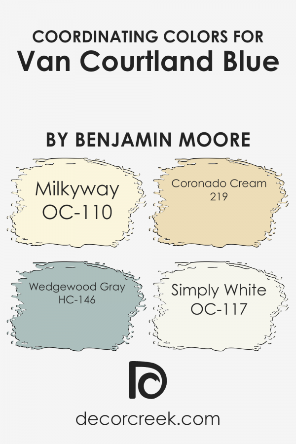 Van Courtland Blue HC-145 Paint Color by Benjamin Moore - DecorCreek