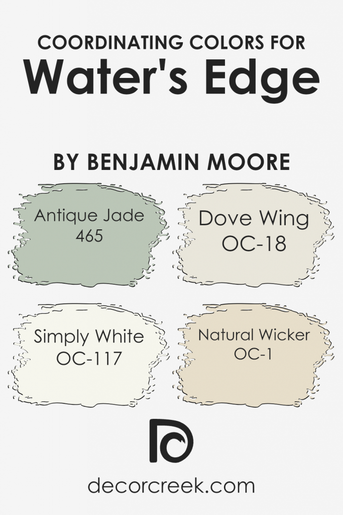 Water's Edge 1635 Paint Color by Benjamin Moore - DecorCreek