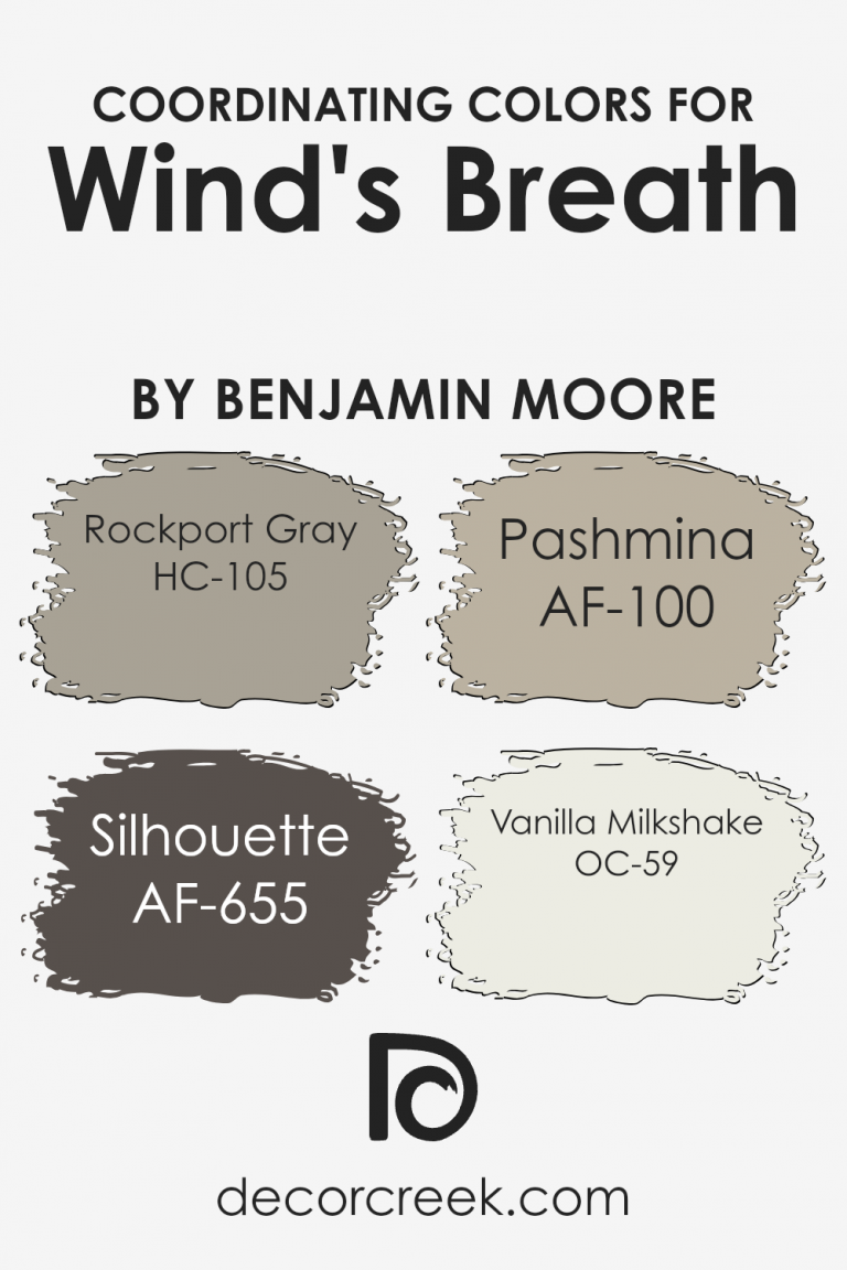 Wind's Breath OC-24 Paint Color by Benjamin Moore - DecorCreek