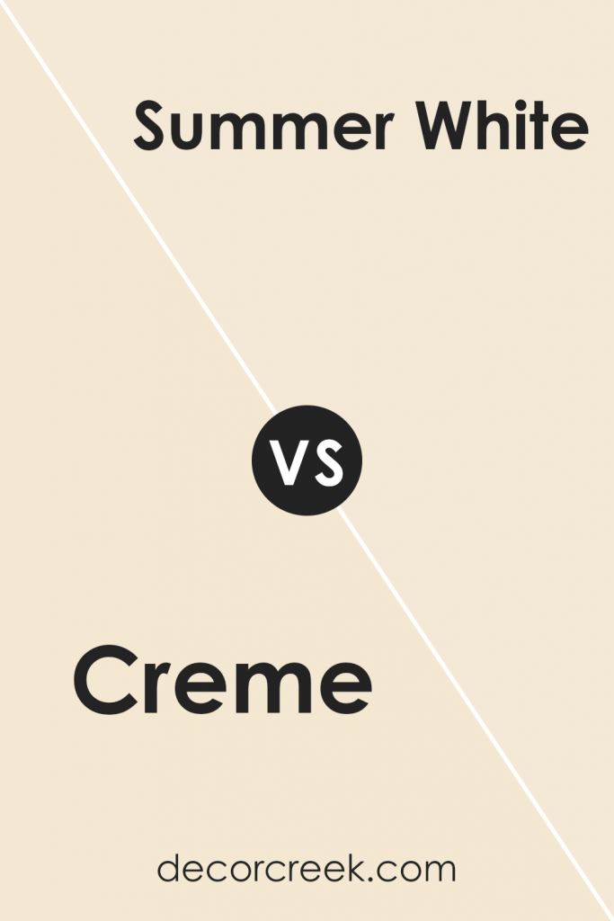 Creme SW 7556 Paint Color by Sherwin Williams - DecorCreek