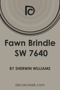 Fawn Brindle SW 7640 Paint Color by Sherwin Williams - DecorCreek