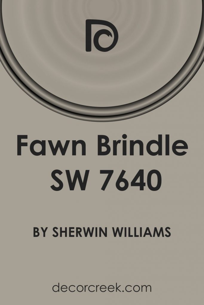 Fawn Brindle SW 7640 Paint Color by Sherwin Williams - DecorCreek