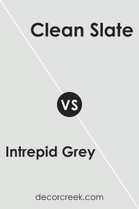 Intrepid Grey SW 9556 Paint Color by Sherwin Williams - DecorCreek