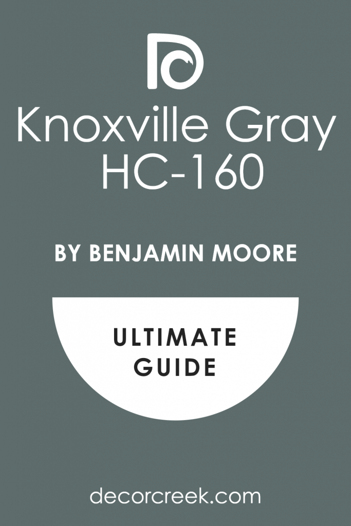 Knoxville Gray HC-160 Paint Color by Benjamin Moore - DecorCreek