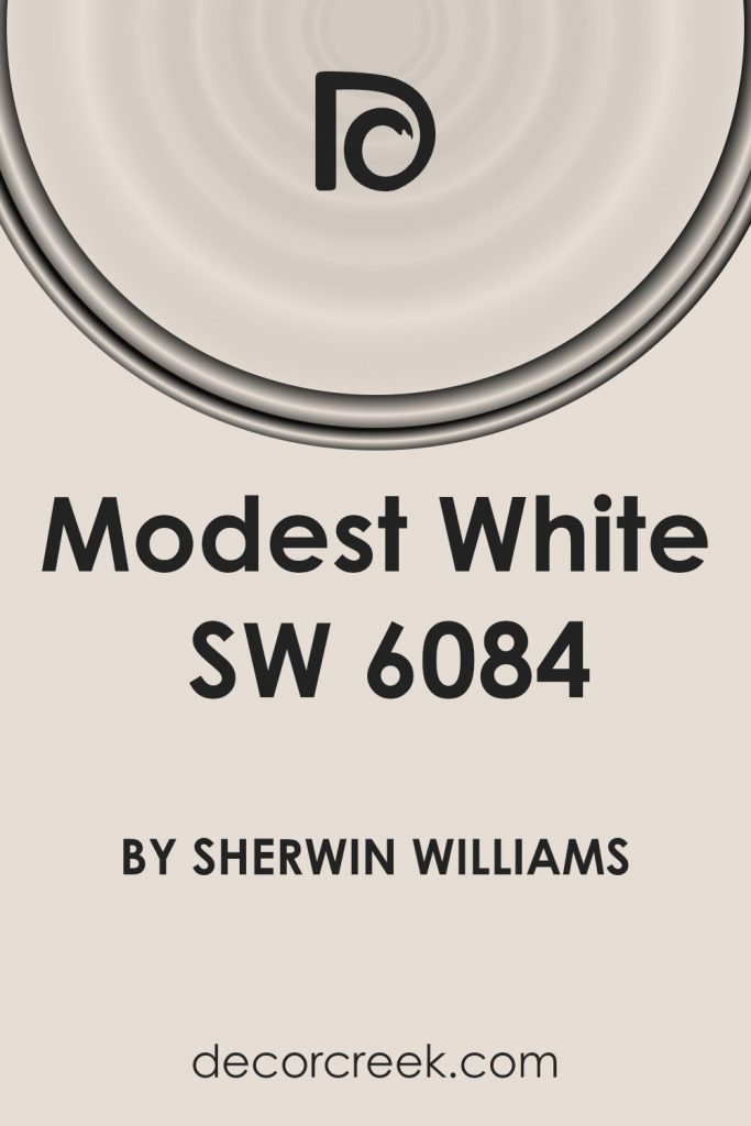 Modest White SW 6084 Paint Color by Sherwin Williams - DecorCreek