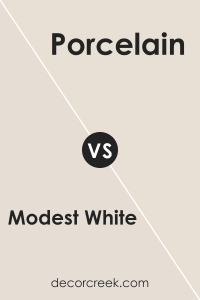 Modest White SW 6084 Paint Color by Sherwin Williams - DecorCreek