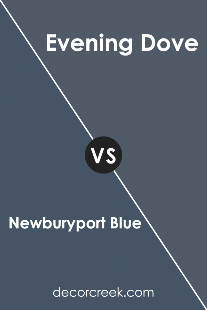 Newburyport Blue HC-155 Paint Color by Benjamin Moore - DecorCreek