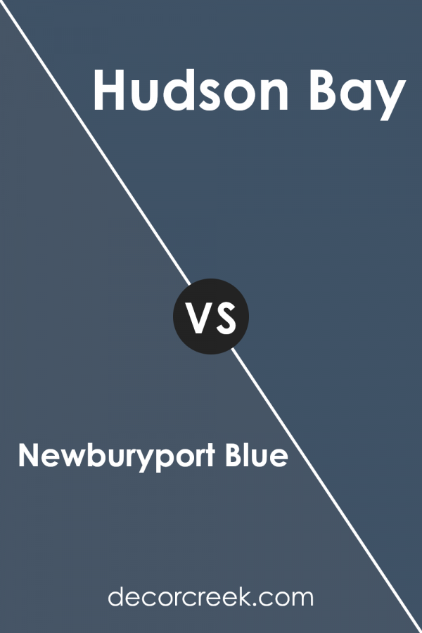 Newburyport Blue HC-155 Paint Color by Benjamin Moore - DecorCreek