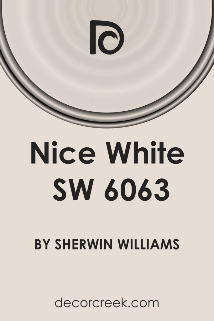 Nice White SW 6063 Paint Color by Sherwin Williams - DecorCreek